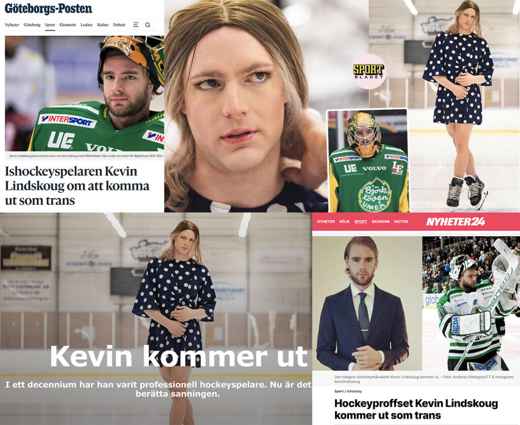 Hockeymålvakten Kevin efter att han kommit ut: ”Många tycker det var ...