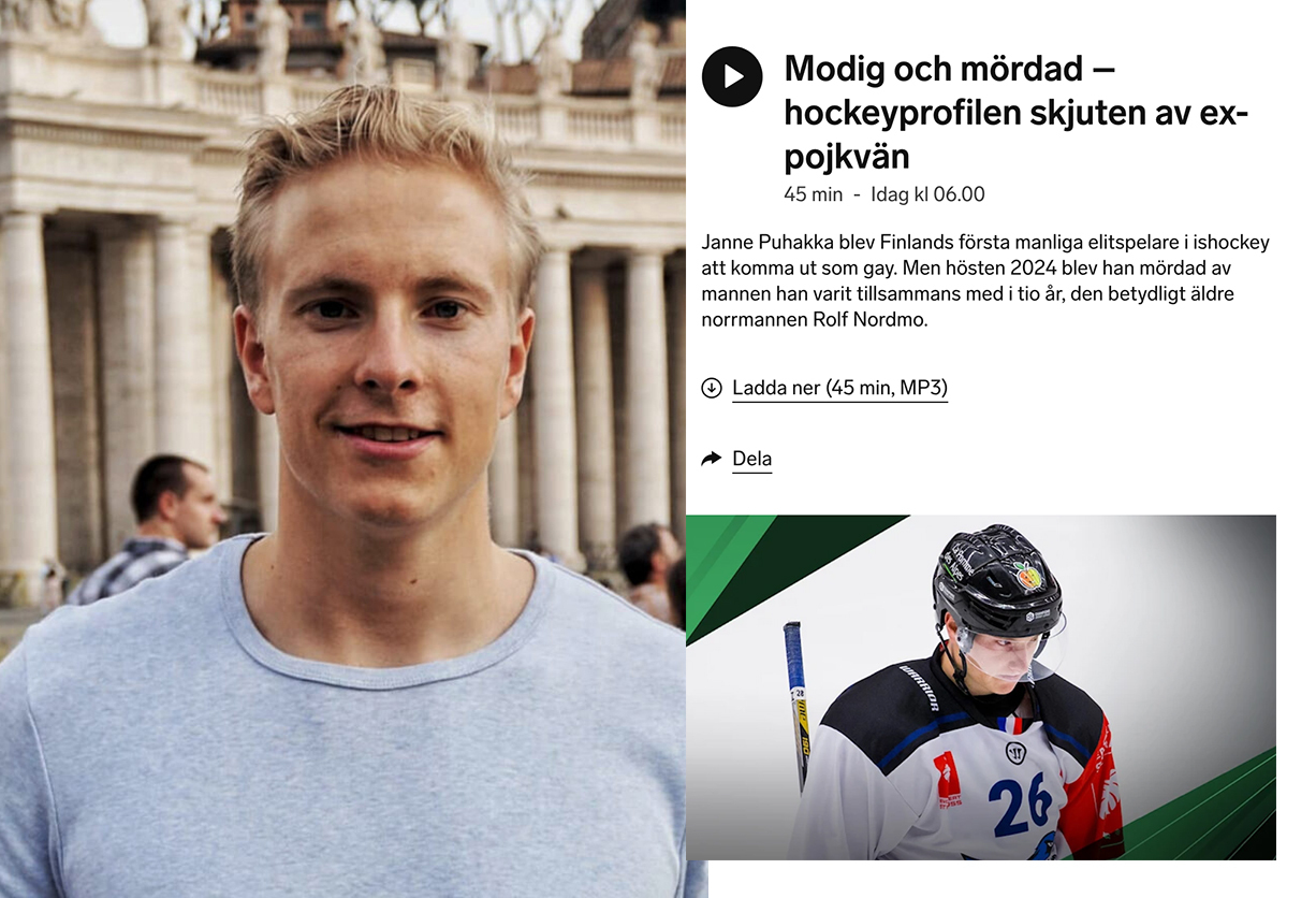 Modig och mördad – ny dokumentär om hockeyspelaren Janne Puhakka – QX