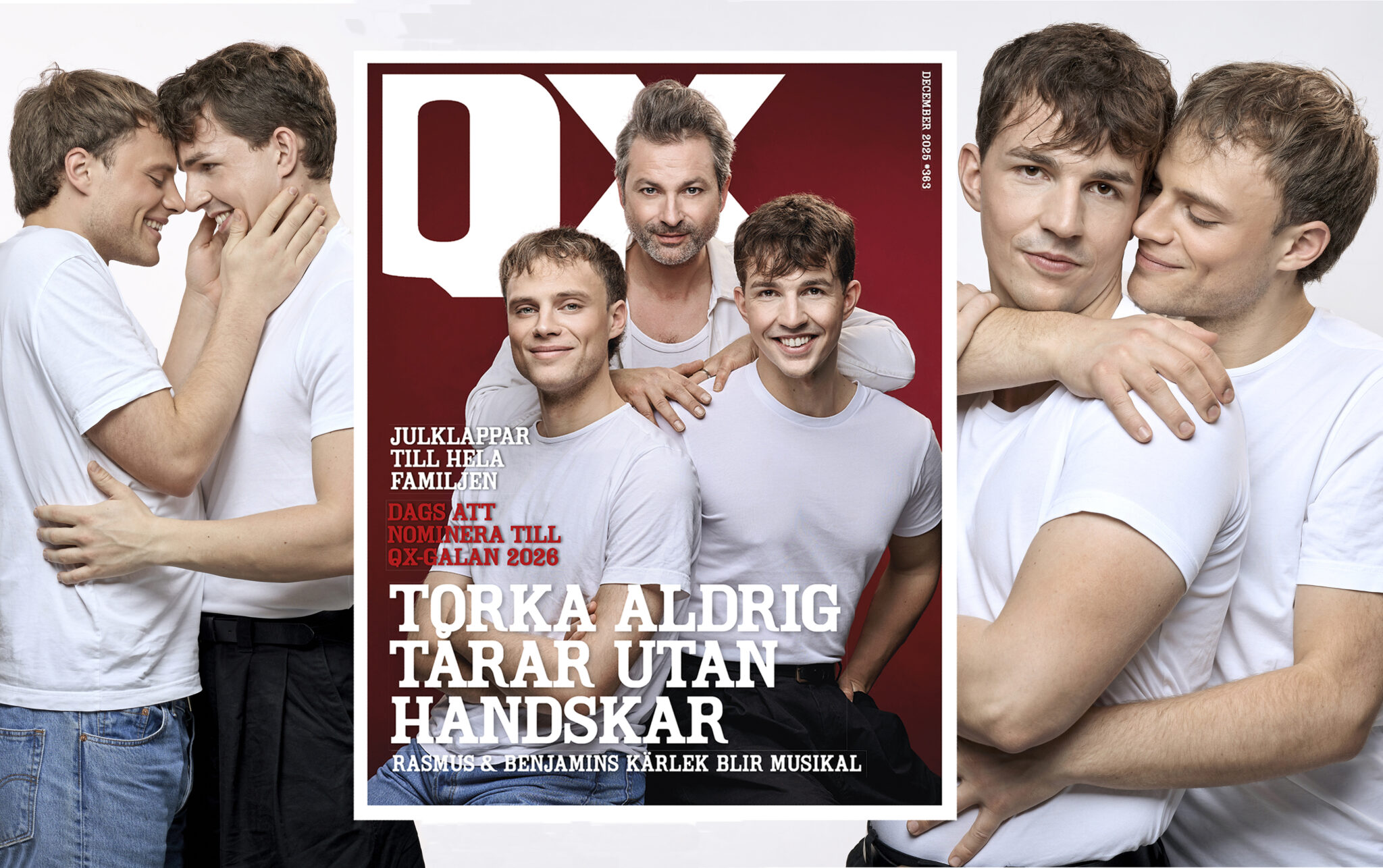 QX december: Torka aldrig tårar, QX-galan 2026, julklappar och dragkalender – QX